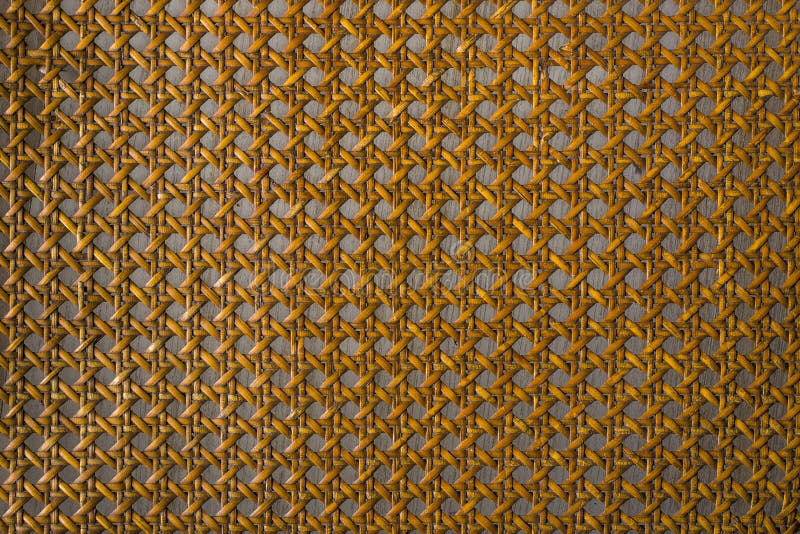 Close Up of the Pattern Formed by Open Weave Rattan Cane Stock Image ...