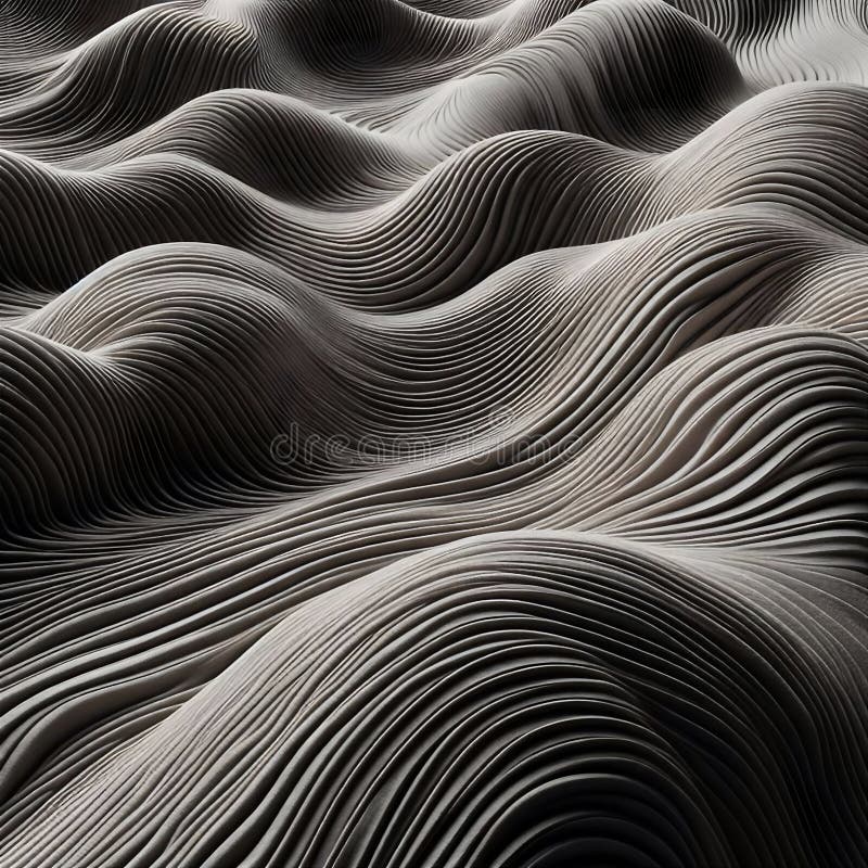 The Texture of the Wavy Surface is Wavy and Has a Pattern of Wavy Lines ...