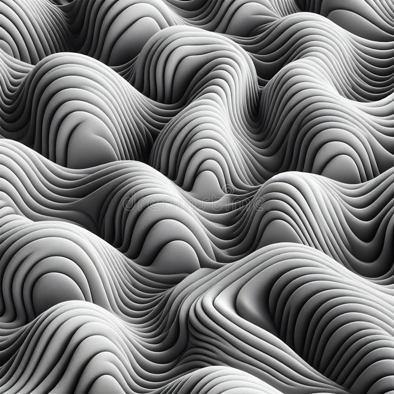 The Texture of the Wavy Surface is Wavy and Has a Pattern of Wavy Lines ...