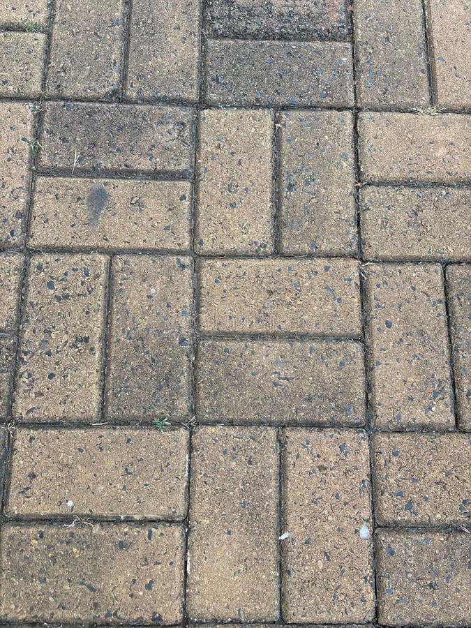 Close-up of Patterned Paving Slabs Stock Photo - Image of construction ...