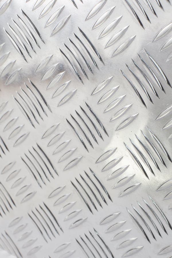 Close Up of Patterned Tread Plate Metal Stock Image - Image of antislip ...