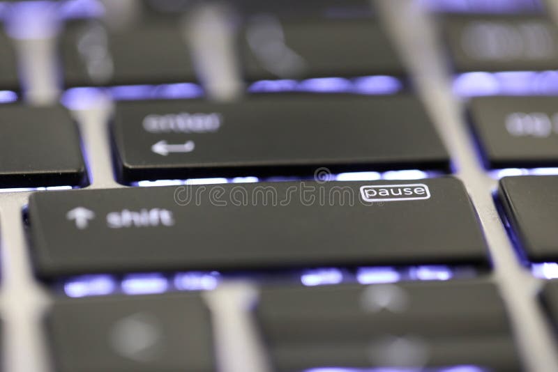 Pause-Break Keyboard Key Picture. Image: 3162387