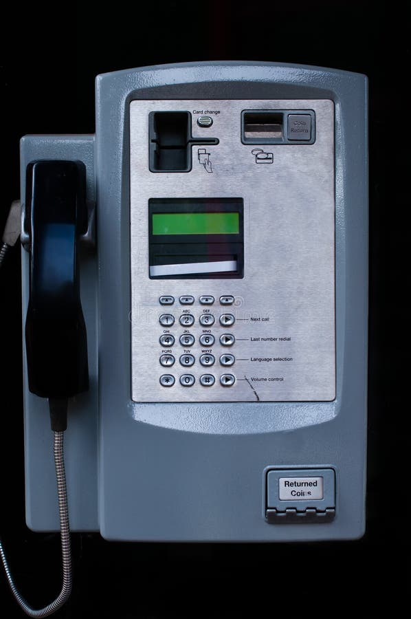 Typical Payphone in New York City Stock Photo - Image of states ...