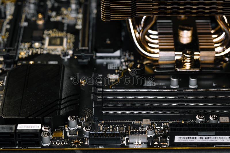 Personal computer parts stock photo. Image of board - 259504404