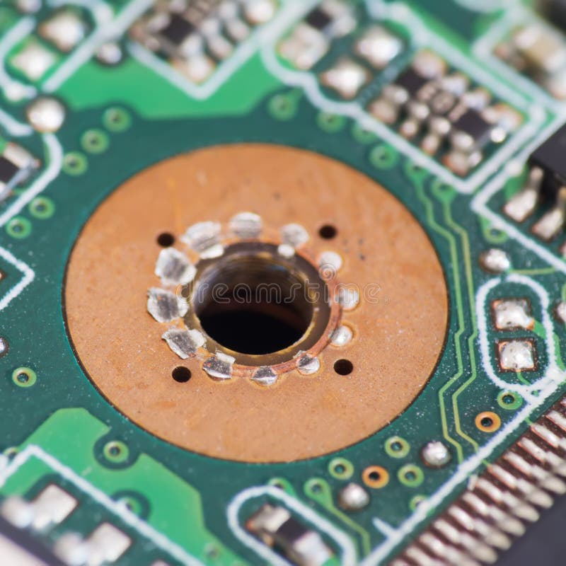 Close Up of a Pc Main Board Stock Image - Image of main, microprocessor ...