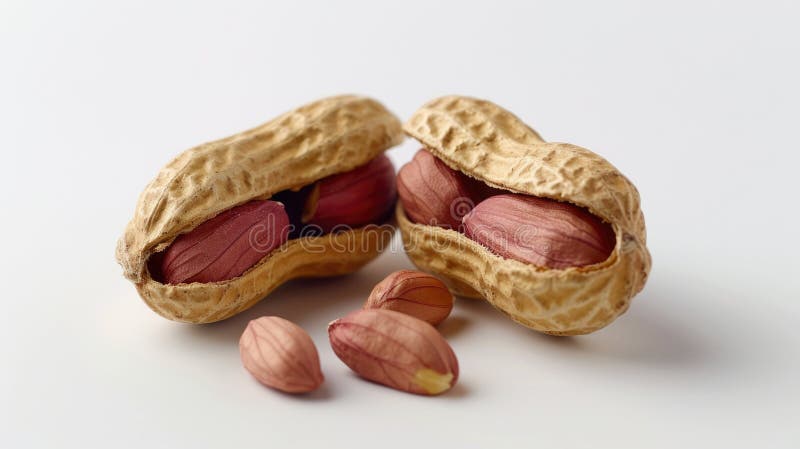 Peanut Out of the Shell with Salt and Sugar Stock Photo - Image of ...