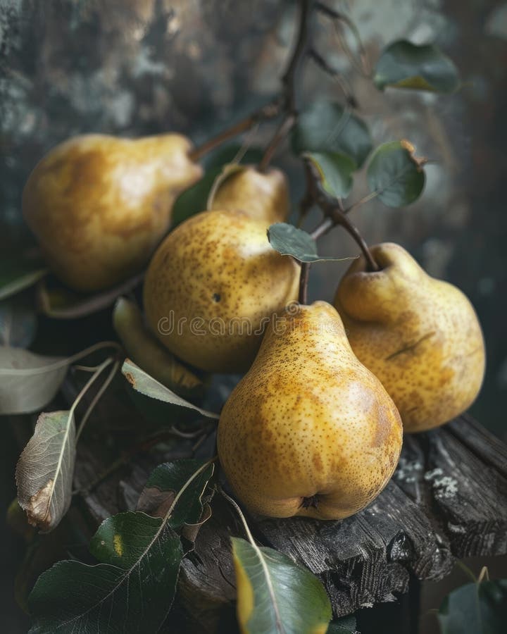 Close-up of Pears on Branches Stock Photo - Image of organic, summer ...