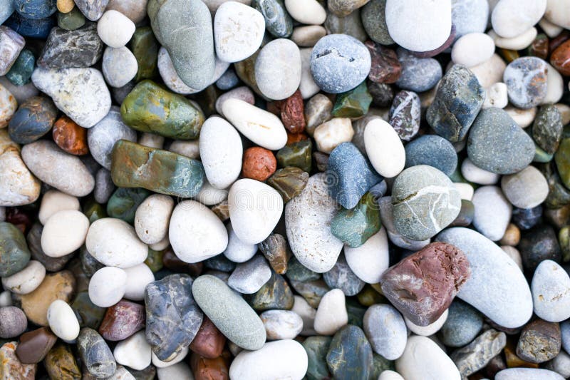 Close-up of the Pebble Beach Stock Photo - Image of nature, natural ...