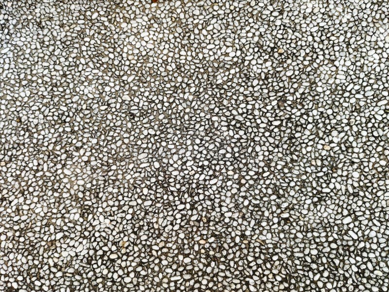 Close-Up of Pebble Stone Concrete Texture Background Stock Image ...