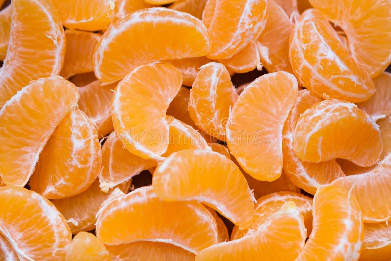 Close-up of Peeled Mandarin Fruit. Stock Photo - Image of tangerine ...
