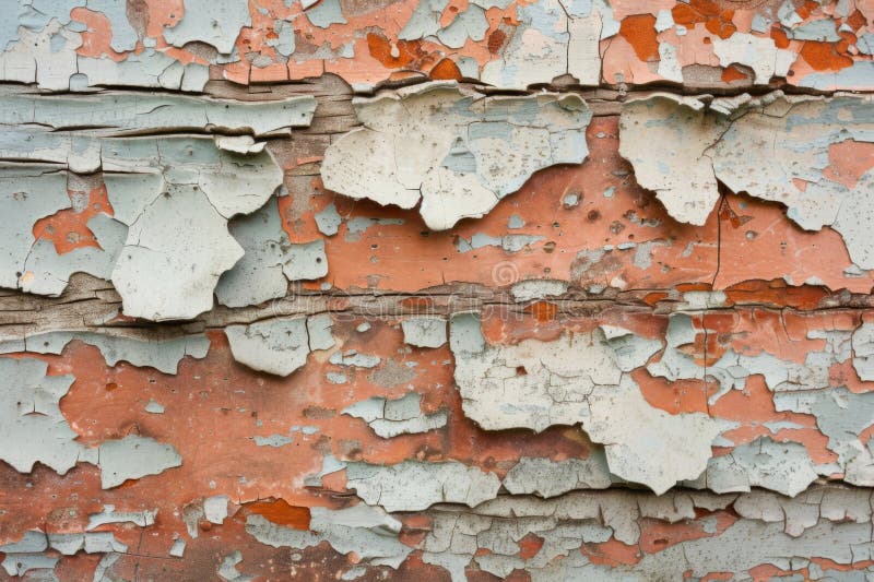 Close Up of Peeling Paint on a Wall Stock Photo - Image of cracking ...