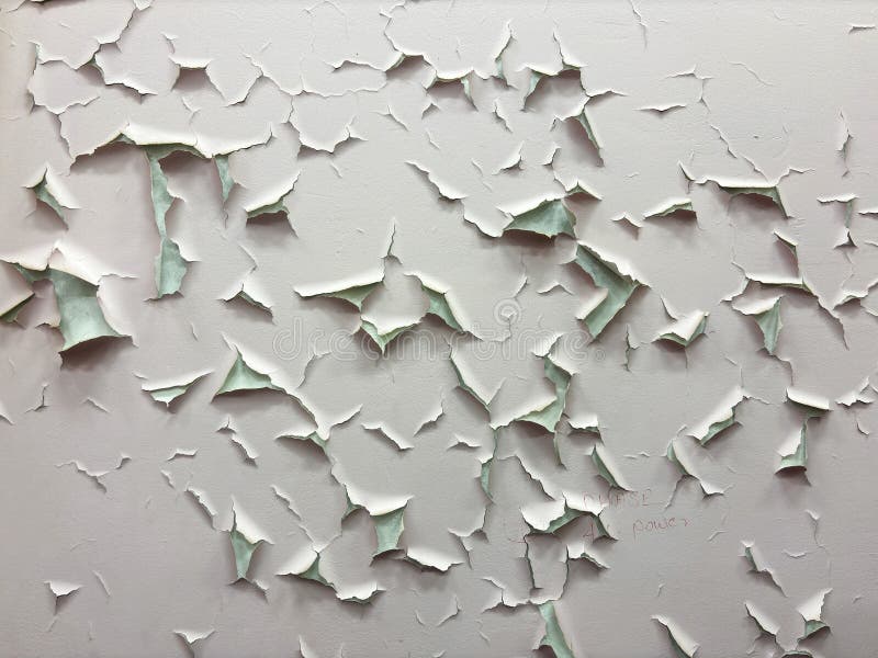 Close-Up of Peeling Paint on Wall Stock Photo - Image of steel, symbol ...