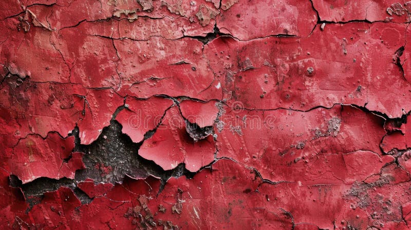 Close Up Peeling Red Paint Wall Ideal Texture Backgrounds Stock Photos ...