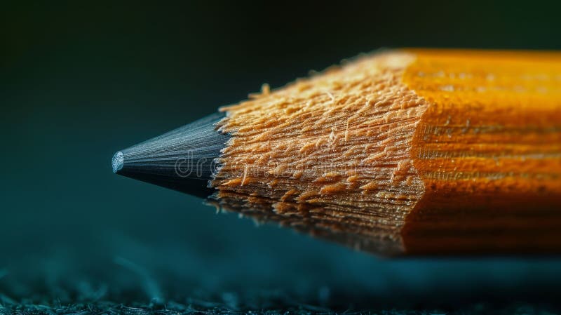 Close-Up of Pencil Tip - Detail and Precision Concept Stock Photo ...