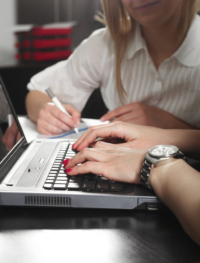 Close-up of people working stock image. Image of keyboard - 113662377