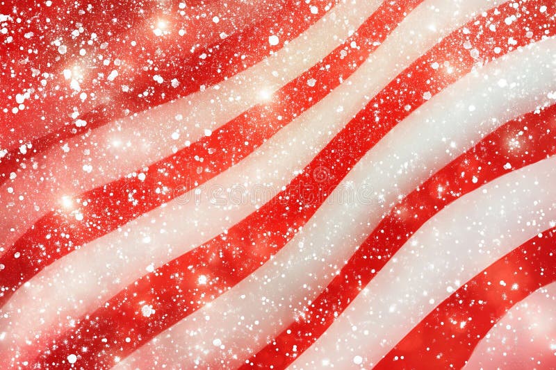 Close-up of Peppermint Candy Canes with a Glittery Red Backdrop Holiday ...