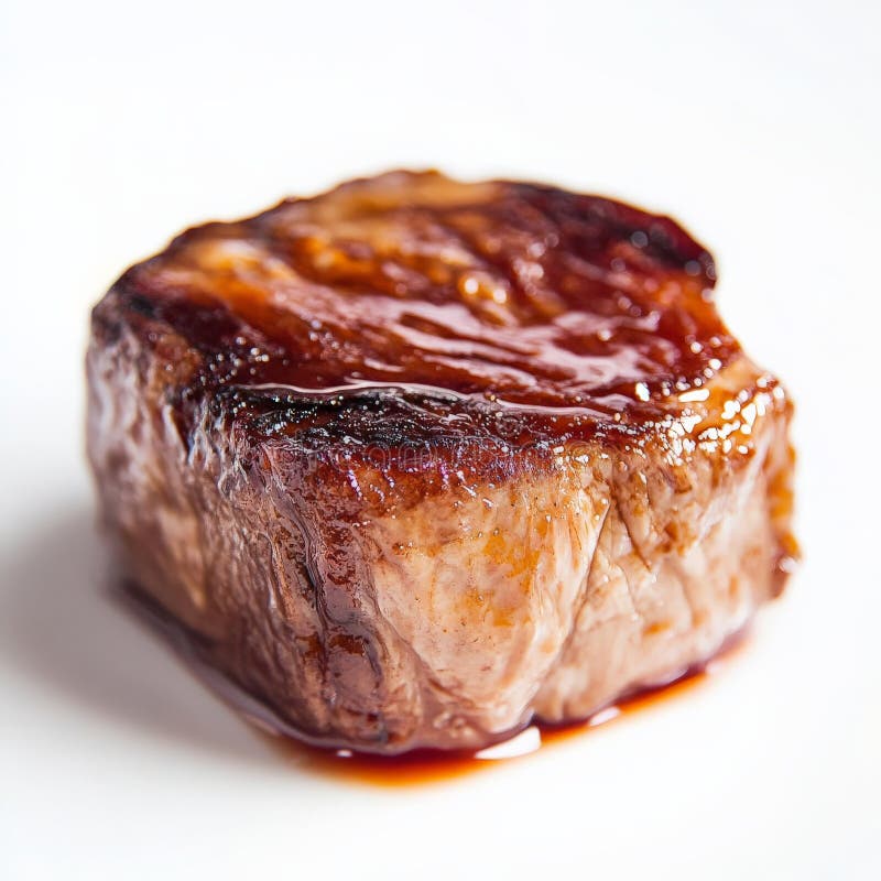 A Close-up on the Perfectly Executed Sear of a Protein, Its Caramelized ...