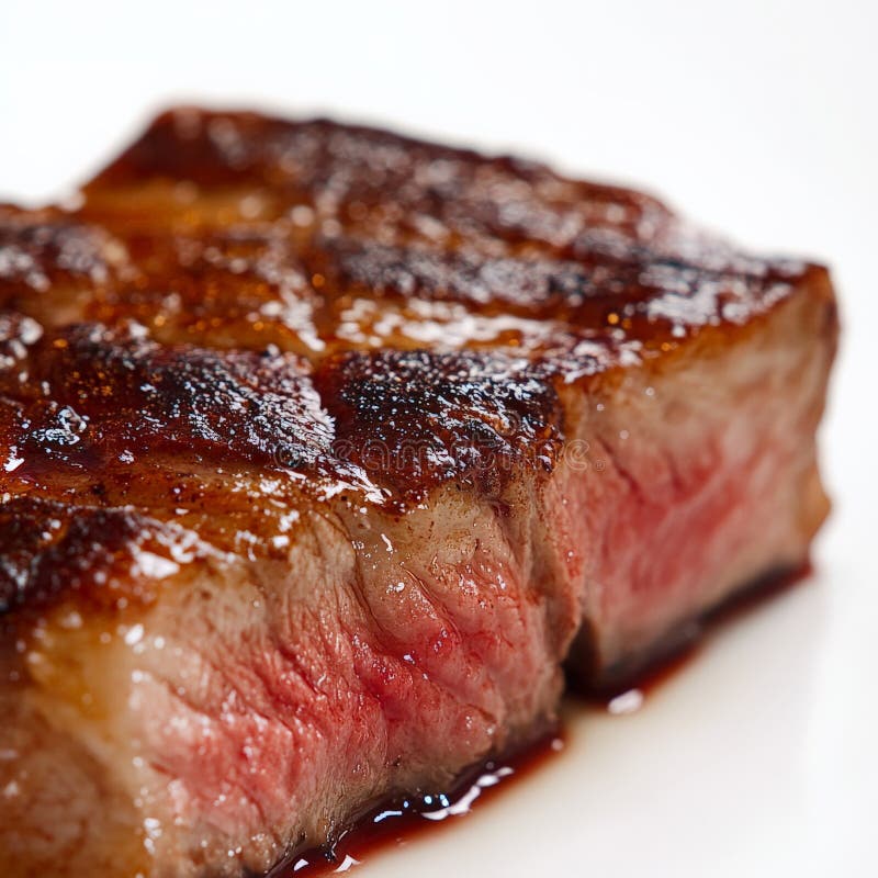 A Close-up on the Perfectly Executed Sear of a Protein, Its Caramelized ...