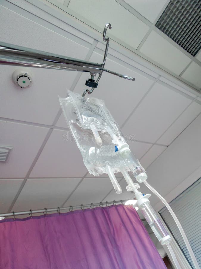 Close Up on Perfusion Bag and Tube Stock Image - Image of healthcare ...