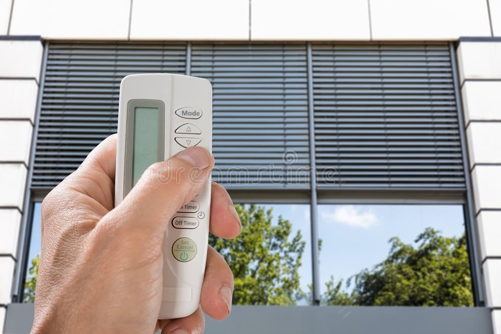 Person Using Remote stock photo. Image of close, exterior - 124739126