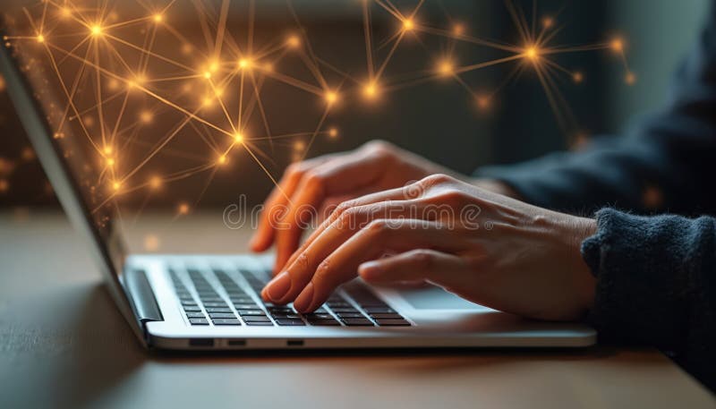 268 Person Typing Laptop Digital Network Overlay Stock Photos - Free & Royalty-Free Stock Photos ...