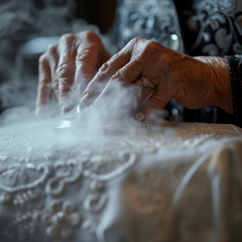 Persons Hands Resting on Table Stock Photo - Image of surface, sitting ...