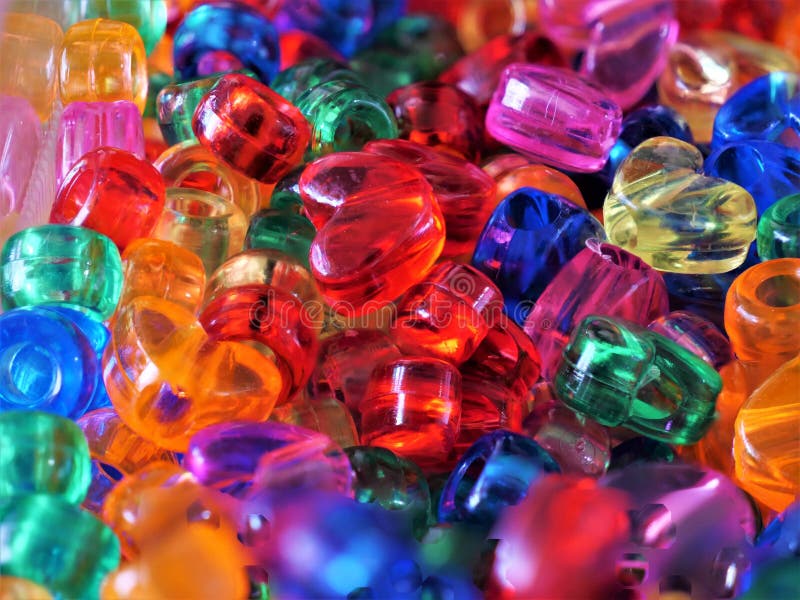 Close-up Photo of Art Beads Stock Image - Image of beads, colored ...