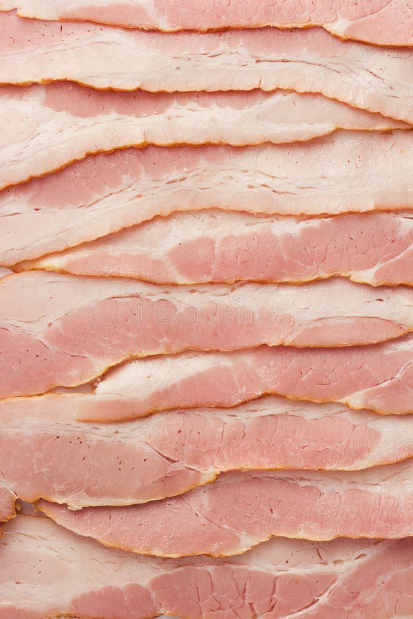 Close-up Photo of Bacon Background Stock Image - Image of cold, white ...