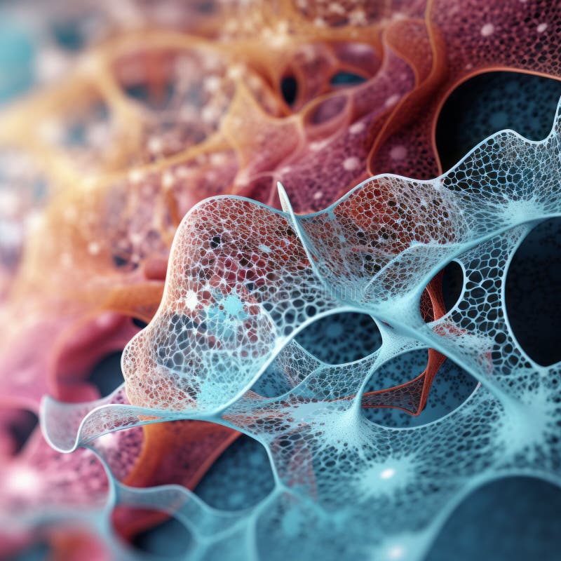 Intricate Multicellular Structure: Photorealistic Details and ...