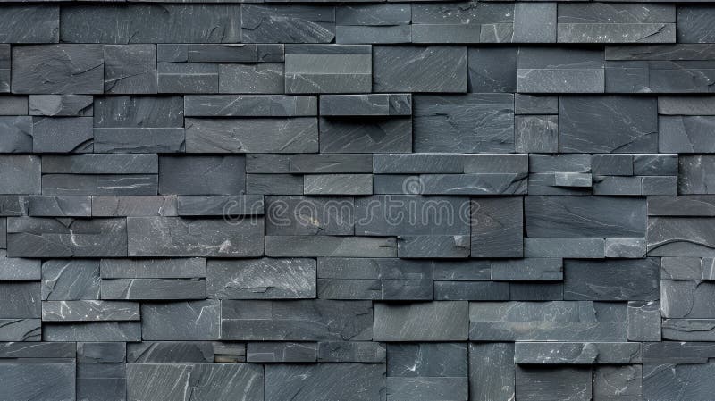 A Close-up Photo of a Blue Stone Wall Texture. the Photo Shows a ...