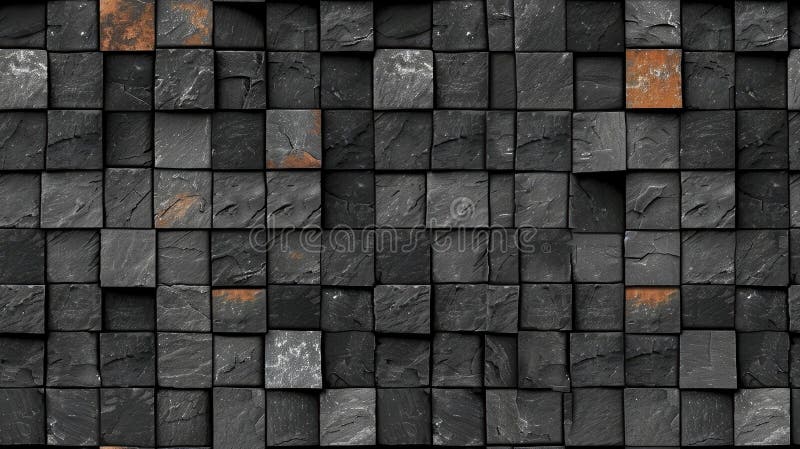 A Close-up Photo of a Blue Stone Wall Texture. the Photo Shows a ...