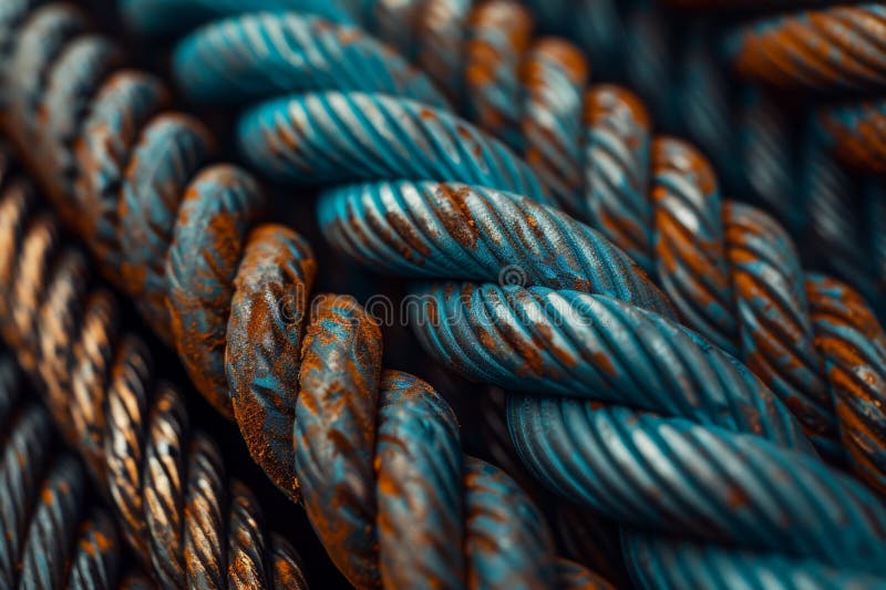 Close-up Photo Capturing the Detailed Textures and Patterns of Steel ...