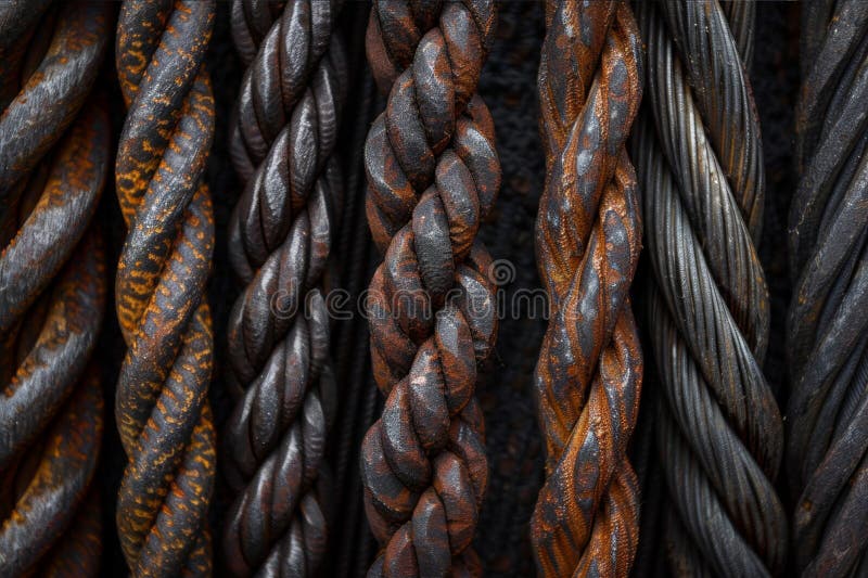 Close-up Photo Capturing the Detailed Textures and Patterns of Steel ...