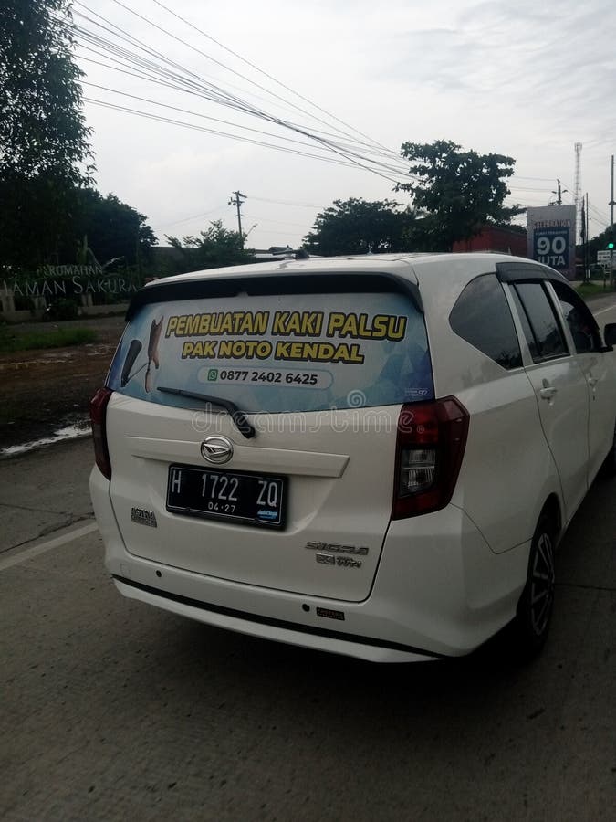 Close-up Photo of the Car from the Back To the Right Editorial Image ...