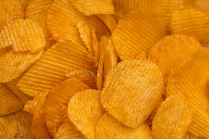 Close-up Photo of Chips Macro Photo Stock Photo - Image of crisps ...