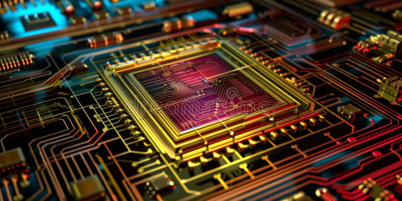 Close-up Photo of Computer Motherboard with Variety of Components ...