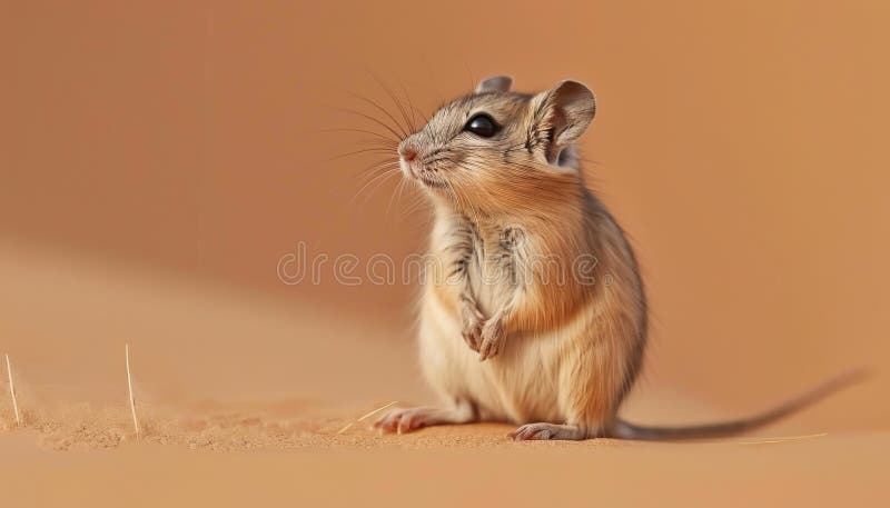Close-up Photo of a Desert Kangaroo Rat LookinG Stock Illustration ...