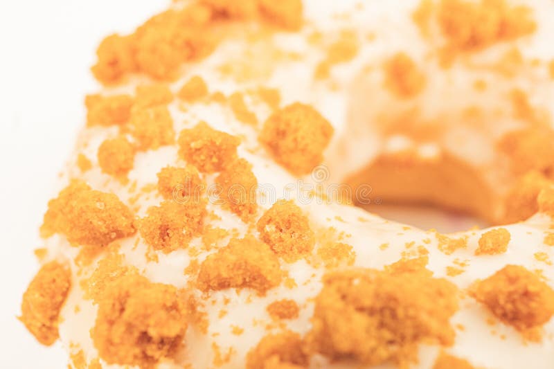 Close-up Photo of a Festive, Sugary Doughnut Stock Photo - Image of ...