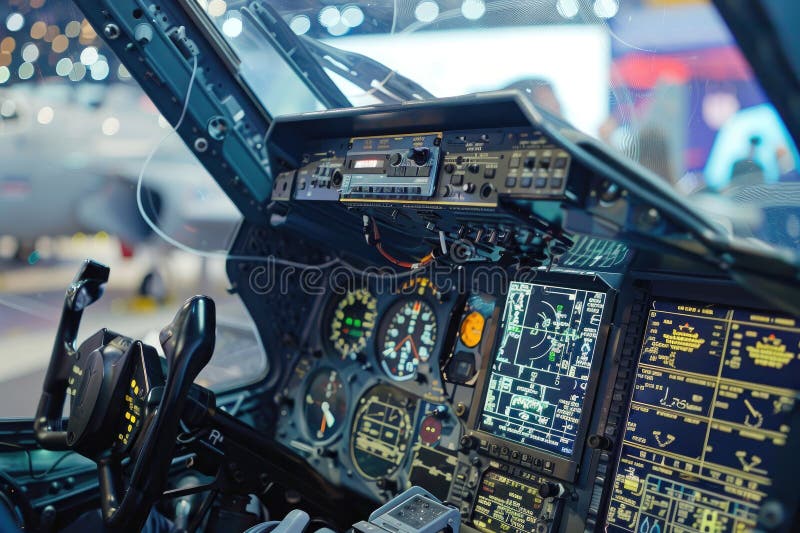 A Close-up Photo of a Fighter Jet S Cockpit with Its Advanced Weapons ... A Close-up Photo of a Fighter Jet S Cockpit with Its Advanced Weapons ...