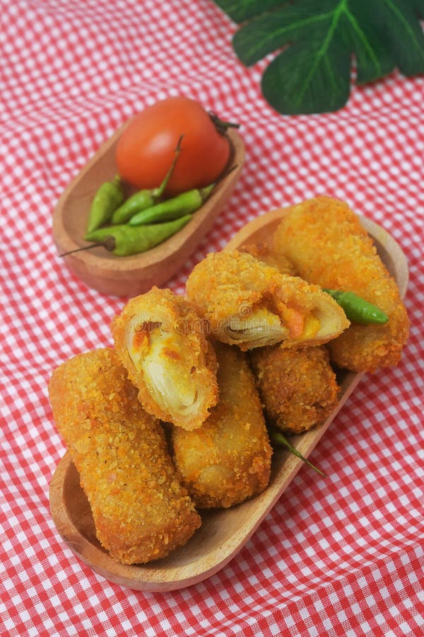 Close Up Photo of Indonesian Food is Often Called Risoles Stock Image ... Close Up Photo of Indonesian Food is Often Called Risoles Stock Image ...