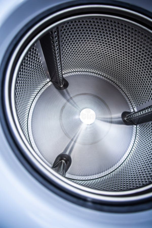 Close Up Photo of Inside Washing Machine Drum Stock Image - Image of ...