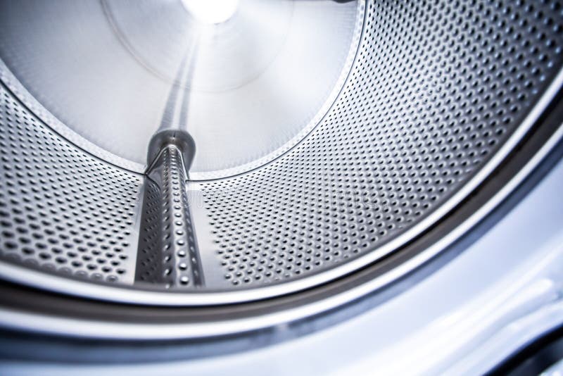 Close Up Photo of Inside Washing Machine Drum Stock Image - Image of ...
