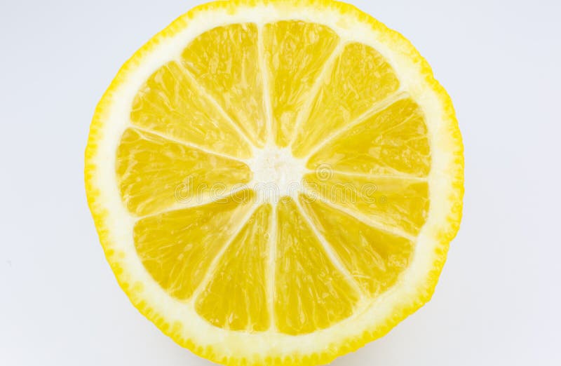 Close Up Photo of Lemon Texture Background. Fruit Cut in Half, Inside ...