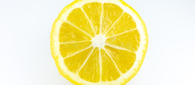 Close Up Photo of Lemon Texture Background. Fruit Cut in Half, Inside ...