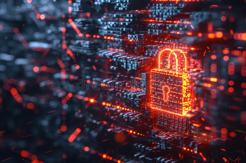 A Close Up Photo Of A Lock With A Digital Screen Displaying A Secure Code A Visual Depiction Of