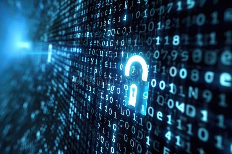 A Close-up Photo of a Lock Displayed on a Screen, with Numbers in the ...