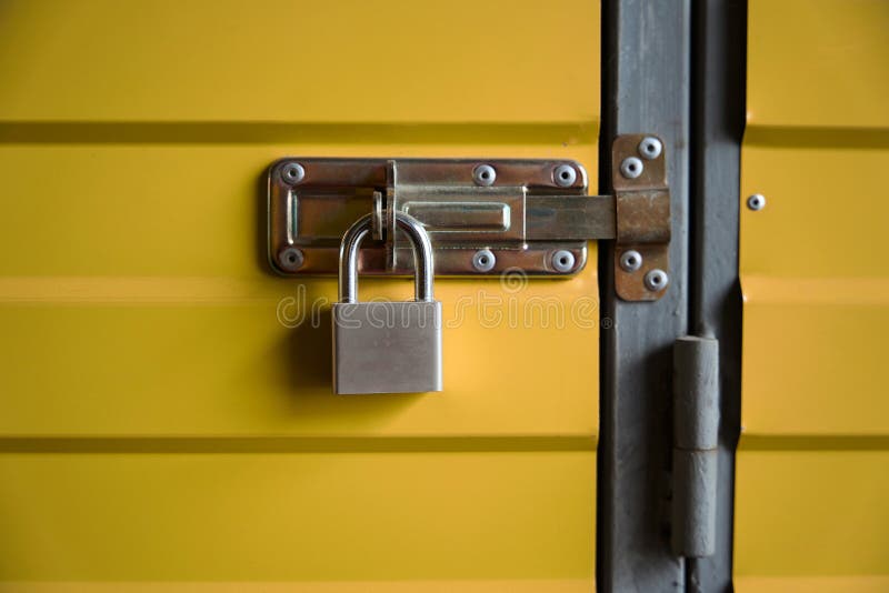 Close-up Photo of the Lock from the Locker Stock Photo - Image of door ...