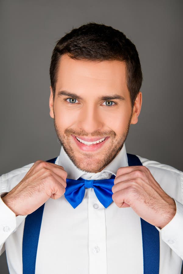 Close Up Photo of Man Binding a Bow Stock Photo - Image of cute, beauty ...