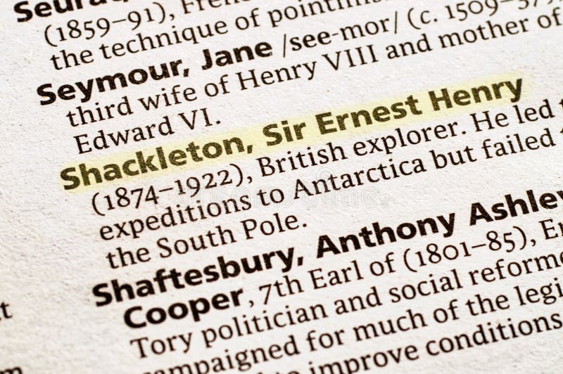 Sir Ernest Shackleton stock photo. Image of ernest, shackleton - 248318848