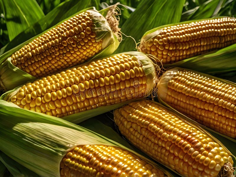 Close up photo of corn stock image. Image of delicious - 363589597